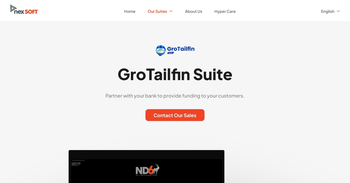 NexSoft Package | GroTailfin Suite