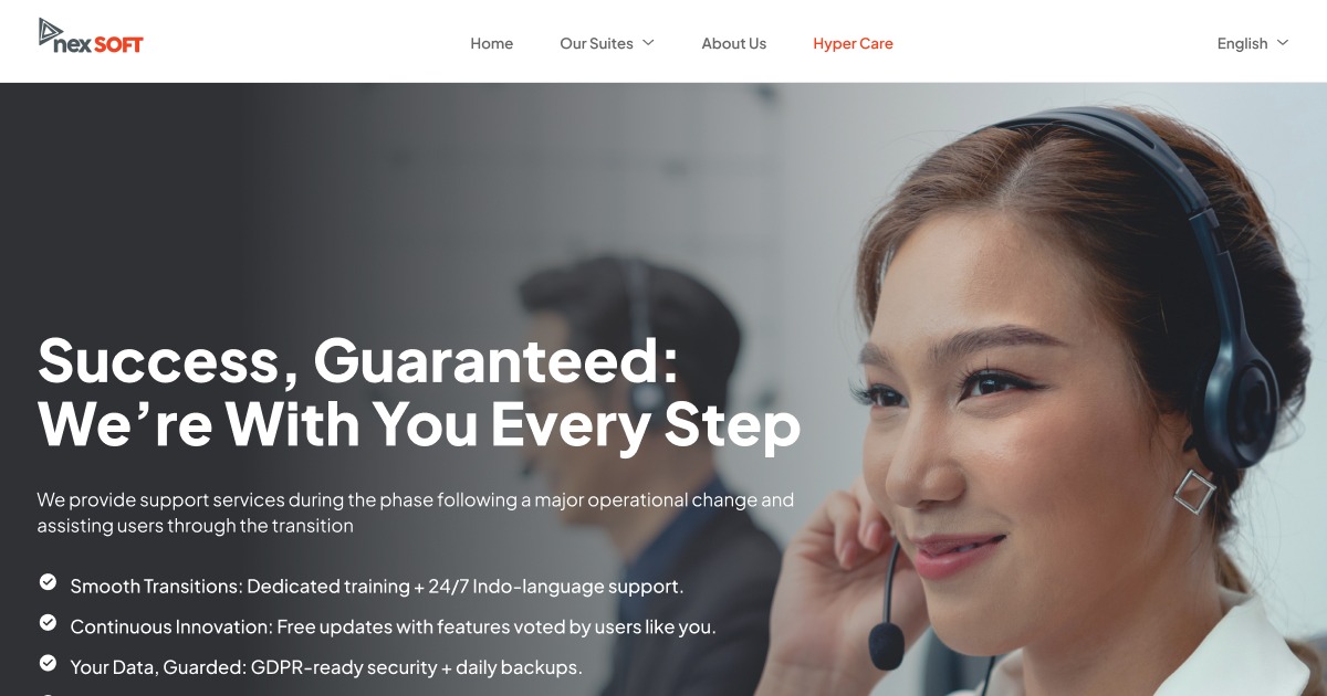 NexSoft Support | Hyper Care
